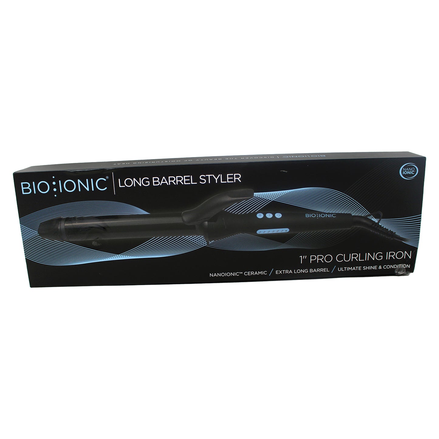 BIO IONIC 1" Pro Long Barrel Styler Curling Iron 1 Count – Skin Perfect Cosmetics