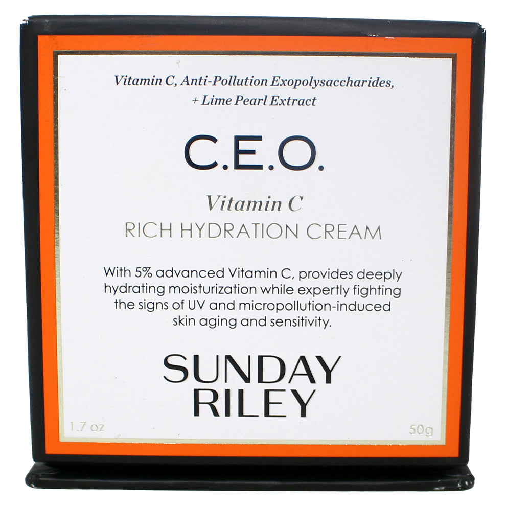 Sunday Riley Vitamin C Rich Hydration Cream 1.70 Ounces – Skin Perfect ...